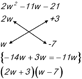 Cross method (non monics) TYS 1 Solns