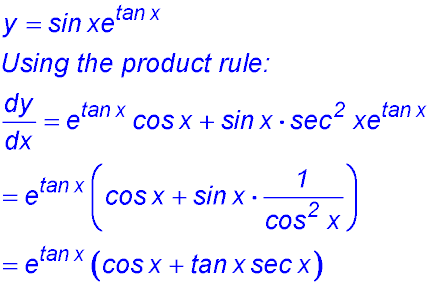 Multi-function calculus TYS 1 Solns