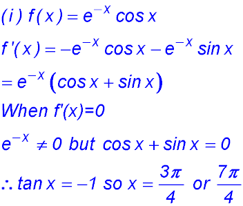 Multi-function calculus TYS 1 Solns