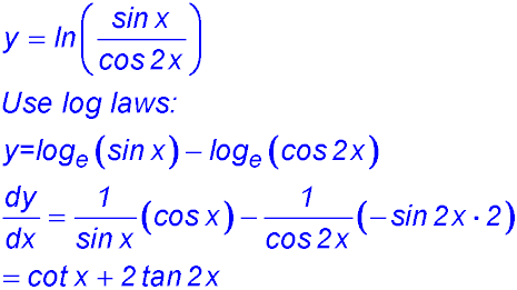 Multi-function calculus TYS 1 Solns