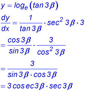 Multi-function calculus TYS 1 Solns