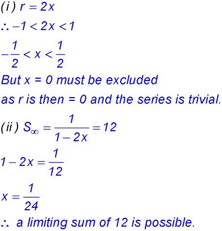 GS - Limiting Sum - TYS 1 - Solns