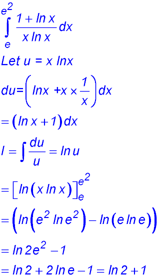 Calculus - integ substitution non-log TYS 1