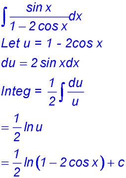 Trig - integ - Rev Chain Rule TYS 1 Solns