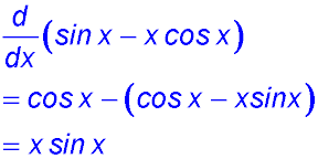 Trig - integ - Diff hence find TYS 1 Solns
