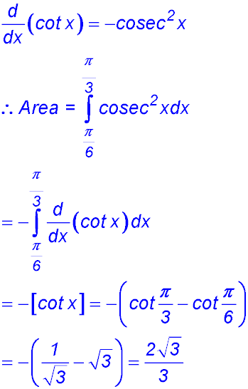 Trig - integ - Diff hence find TYS 1 Solns