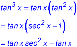 Trig - integ - Diff hence find TYS 1 Solns